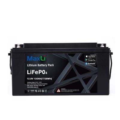 Cina recinzione pura IP56 dell'ABS dei cicli della batteria al litio 3000 di 12V 135Ah Bluetooth in vendita