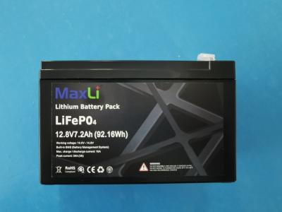Cina Pacchetto ricaricabile della batteria al litio di 7.2Ah 12V per il sistema solare di ESS in vendita