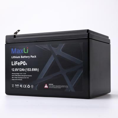 Cina Alta batteria di Ion Lifepo 4 del litio di sicurezza 12V 12AH con il App del bluetooth per luce solare in vendita
