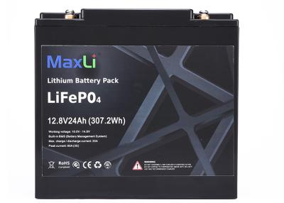 Cina bullone ricaricabile del T3 della batteria del ferro del litio di 307.2Wh 12V 24Ah in vendita