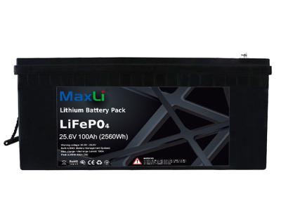 中国 BMS 24V 100AhのゴルフLiFePO4リチウム電池は酸を導く 販売のため