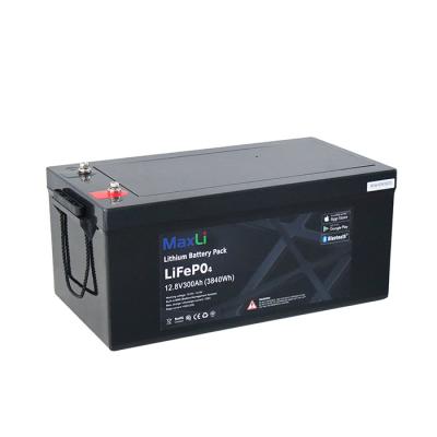 Cina Batteria al litio profonda del ciclo rv 3840Wh 300Ah 12V costruita in Bluetooth in vendita