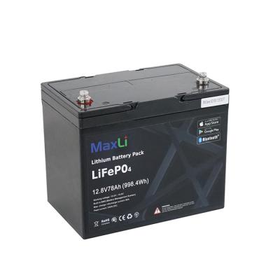 Cina Litio Ion Deep Cycle Marine Battery di Bluetooth IP65 78Ah 12.8V in vendita