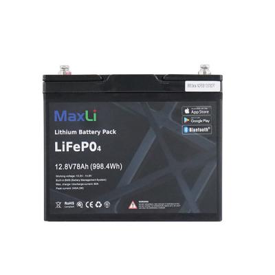 Cina Litio Ion Deep Cycle Marine Battery di Bluetooth IP65 78Ah 12.8V in vendita