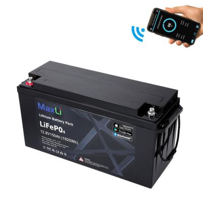 Cina terminale profondo della batteria al litio M8 di volt Cycle12 150Ah Bluetooth degli ABS in vendita