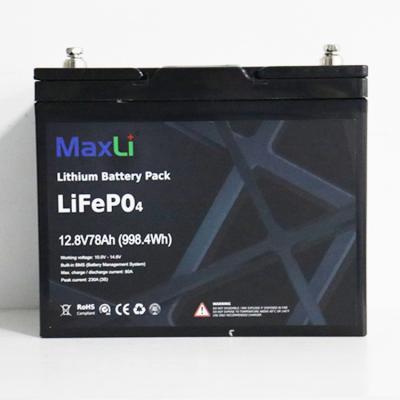 Cina Batteria del fosfato del ferro del litio di M8 Bolt 12.8V 78Ah costruita in BMS in vendita