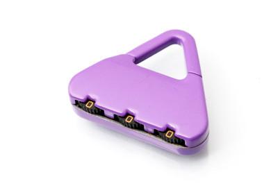 Cerradura de combinación triangular del equipaje de 3 dígitos
