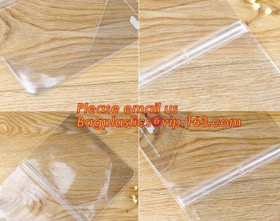 China Customized Plastic Zipper File Folder Bag, PVC Slider Zip Closure A4 Paper Folder Files Bag, plastic document folder for sale