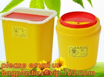 China 1.0L small biohazard sharps Container, bin for surgical waste with lower price, Disposable Hospital Biohazard Sharp Coll for sale