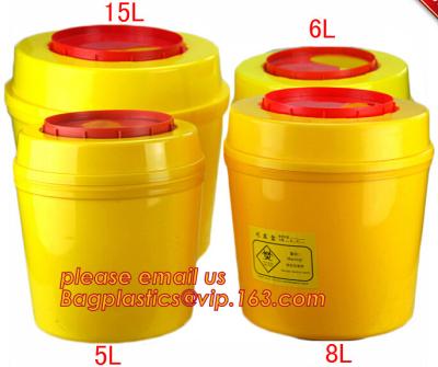 China 1.0L small biohazard sharps Container, bin for surgical waste with lower price, Disposable Hospital Biohazard Sharp Coll for sale