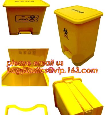 China HDPE garbage bin with wheels and lid plastic trash bin, Kitchen accessories Double-bucket pull out garbage trash bin for sale