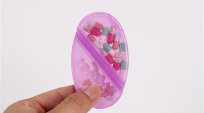 China one week 28case plastic spring pill container travel pill case, one day 4case heart shape pill container pill case medic for sale