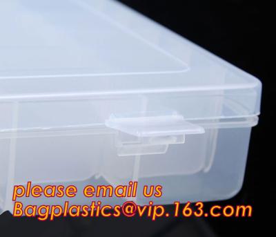 China Plastic Storage Box With 15 Removable Compartments Tool Containers, plastic divided storage box for candy and nuts for sale