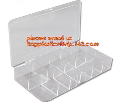 China Plastic Storage Box With 15 Removable Compartments Tool Containers, plastic divided storage box for candy and nuts for sale