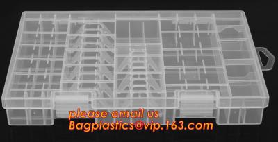 China Plastic Storage Box With 15 Removable Compartments Tool Containers, plastic divided storage box for candy and nuts for sale