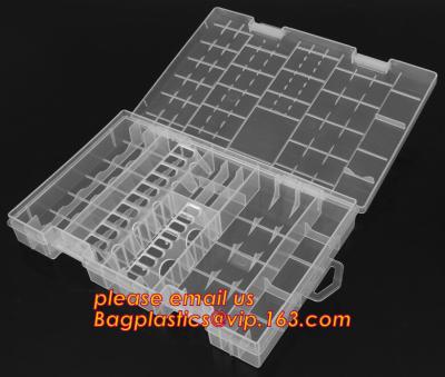 China Plastic Storage Box With 15 Removable Compartments Tool Containers, plastic divided storage box for candy and nuts for sale