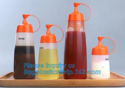 Cina Food grade LDPE soft squeeze chili hot tomato sauce ketchup plastic bottles,16oz Food Grade Plastic Squeeze Sauce Bottle in vendita