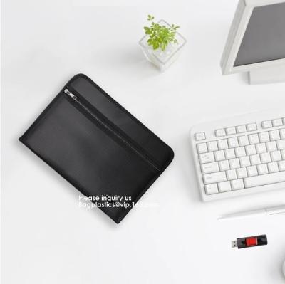 China High Quality Fireproof Felt A4 Document File Folder Bag For Office,Fireproof Explosion-proof Lipo battery safe Bag for sale