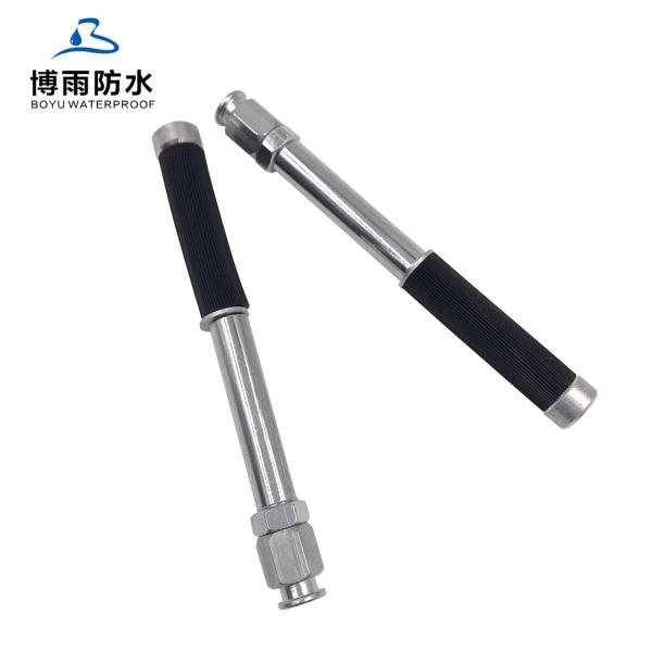 Quality Building Coating Flat Head M8 Injection Packers Steel 18*170mm Grey Waterproof for sale