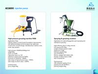 China High Pressure Grouting Injection Pump Machine 70MPa 560W for Concrete Waterproofing Steel for sale