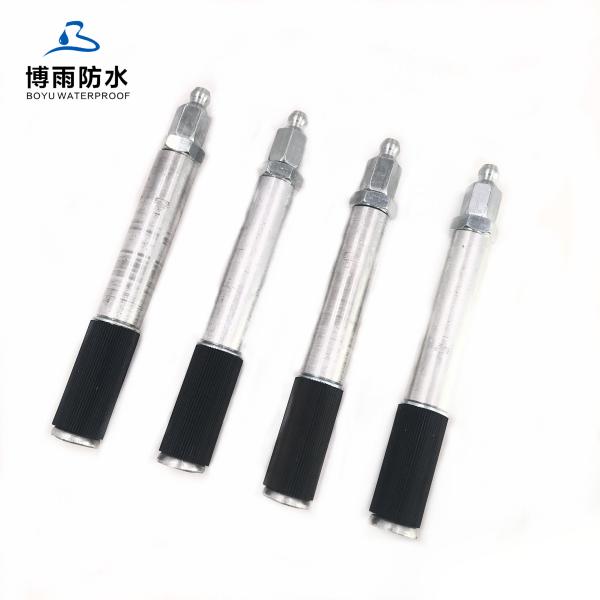Quality Concrete Injection Grouting Packers Steel Aluminum 13*100mm A10 Removable Nipples for sale