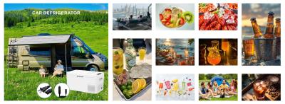 China Outdoor Camping Reisauto koelkast met snelle koeling en aanpasbare opties Te koop