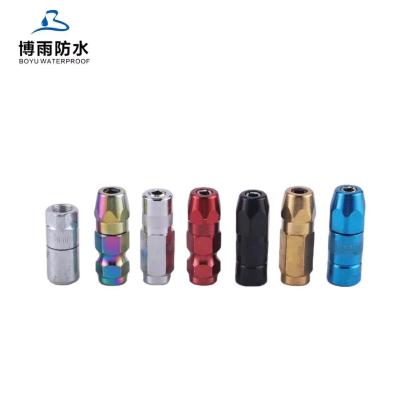 China Acoplador preto, mamilos para embalagens de injeção, conectores de design tradicional em azul à venda