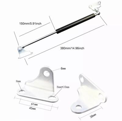 Cina Primavera di gas di 100N/22.5LB 15inch/puntello/puntone/supporto ascensore/di scossa con i supporti L tipi in vendita