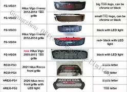 Cina Luci di titanio di Hilux Vigo Front Grill With LED in vendita