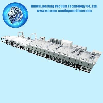 China PLC Controlled High Vacuum Continuous Coating Line For Optical Parts for sale