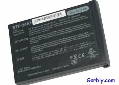 Cina Batteria del computer portatile della sostituzione dello Li-ione delle cellule di Acer BTP-34A1 TM520 14.8V 4400MAH 6 in vendita