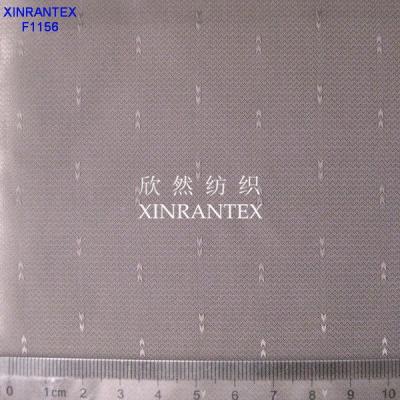China F1156 100% polyester taffeta dobby jacquard for garment lining 64GSM 150CM for sale
