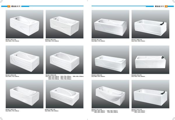 Quality Convenience High Durability Rectangular Corner Bathtub Bathroom Sanitary Wares for sale