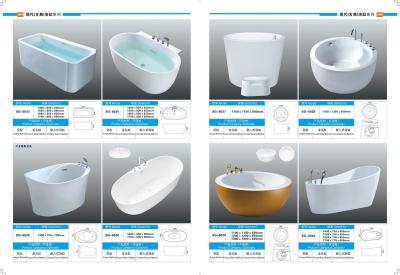 Cina Vasca da bagno contemporanea vasca da bagno in ammollo 1500mm-2200mm Lunghezza in vendita