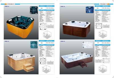 Cina Bagno avanzato Prodotti igienici Massaggio freestanding vasca da bagno controllo intelligente in vendita