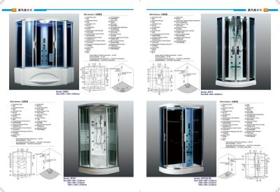 China Multi Functional Steam Shower Bath Cabin Steam Shower Pods Safety Elegant for sale