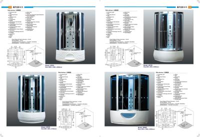 China Multi Functional Steam Shower Bath Cabin Steam Shower Pods Safety Elegant for sale
