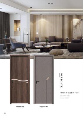 China Customized Waterproof WPC Door Paint Free 700mm/ 900mm/ 1050mm for sale