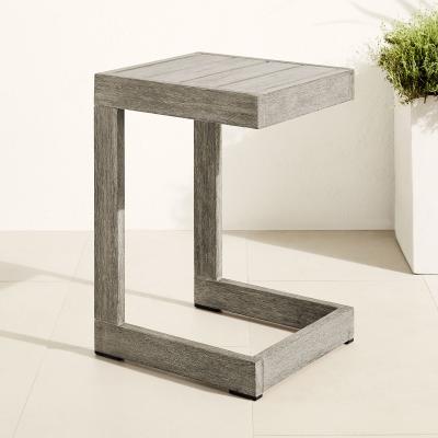 Cina Colore personalizzato Arredamento per patio esterno contemporaneo Tavolo laterale esterno moderno ODM in vendita