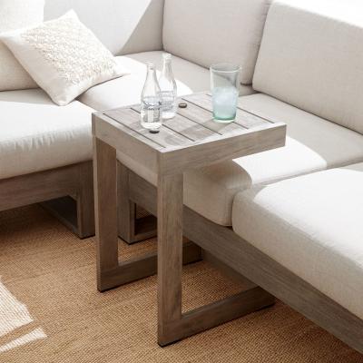 Cina Colore personalizzato Arredamento per patio esterno contemporaneo Tavolo laterale esterno moderno ODM in vendita