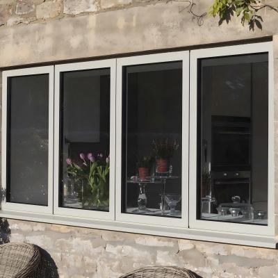 China Stevig aluminium huis venster huis aluminium venster met roestvrij staal hardware Te koop