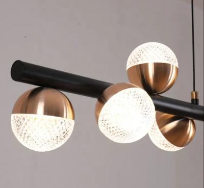 Cina Controllo del interruttore Gran oro Contemporaneo Lampade a sospensione Installazione cablata in vendita