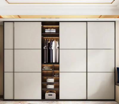 China Customizable Bedroom Fitted Wardrobes Sliding Door Bedroom Wardrobes Fashionable for sale