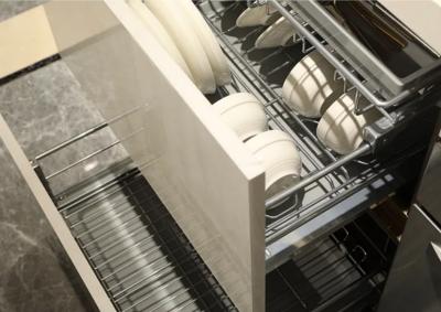 China User Friendly  Residential Kitchen Cabinets White Kitchen Cupboard OEM ODM for sale