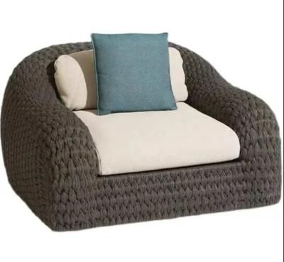 China Customized Color Modern Outdoor Patio Furniture Porch Decor Modern Patio Sofa for sale