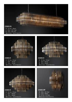 Cina Elevate la casa con illuminazione moderna e vintage per soggiorni e cucine in vendita