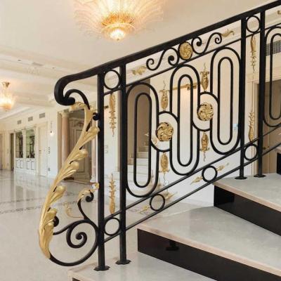 China Secure And Sturdy Steel And Glass Handrail For Stair Deck Porch And Bridge In Classic Design Style for sale