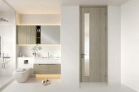China Custom WPC Door 45mm Thick Waterproof Termite Proof for sale