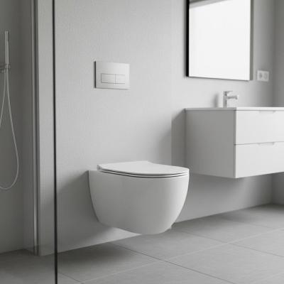 China Wall-mounted Toilet with Automatic Deodorization and Dual Flush for Easy Wall-mounted Installation for sale