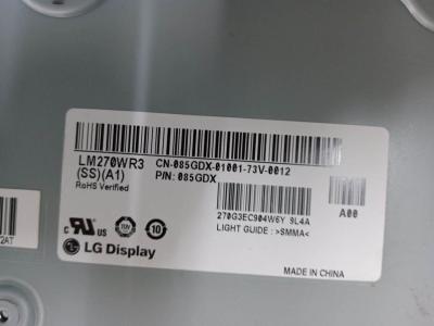 27in 163PPI 3480x2160 Industrial Lcd Panel LM270WR3-SSA1 350cd/M2